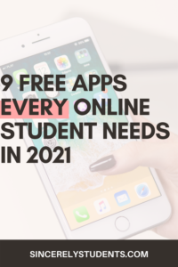 9 Free Apps Every Online Student Needs - Sincerely Students
