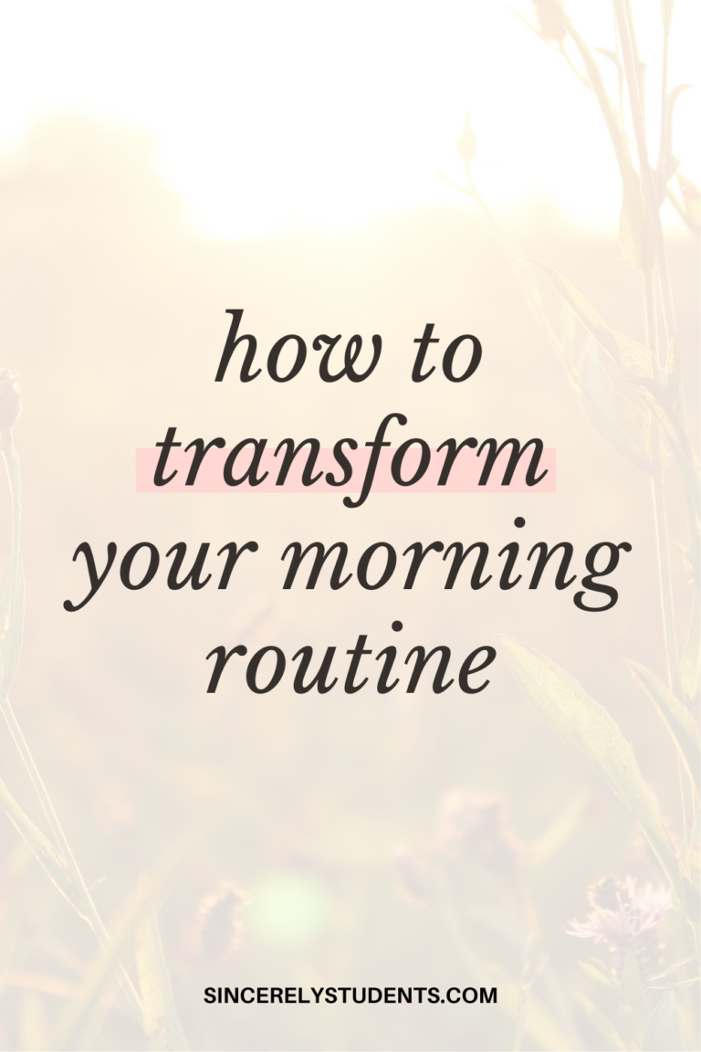 How To Transform Your Morning Routine & Have A Productive Day ...