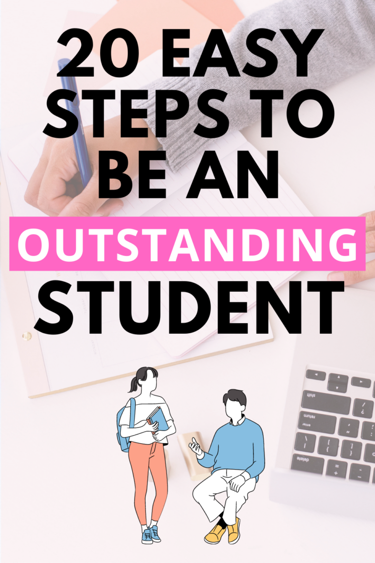 20 Actionable Steps To Become An Outstanding Student - Sincerely Students
